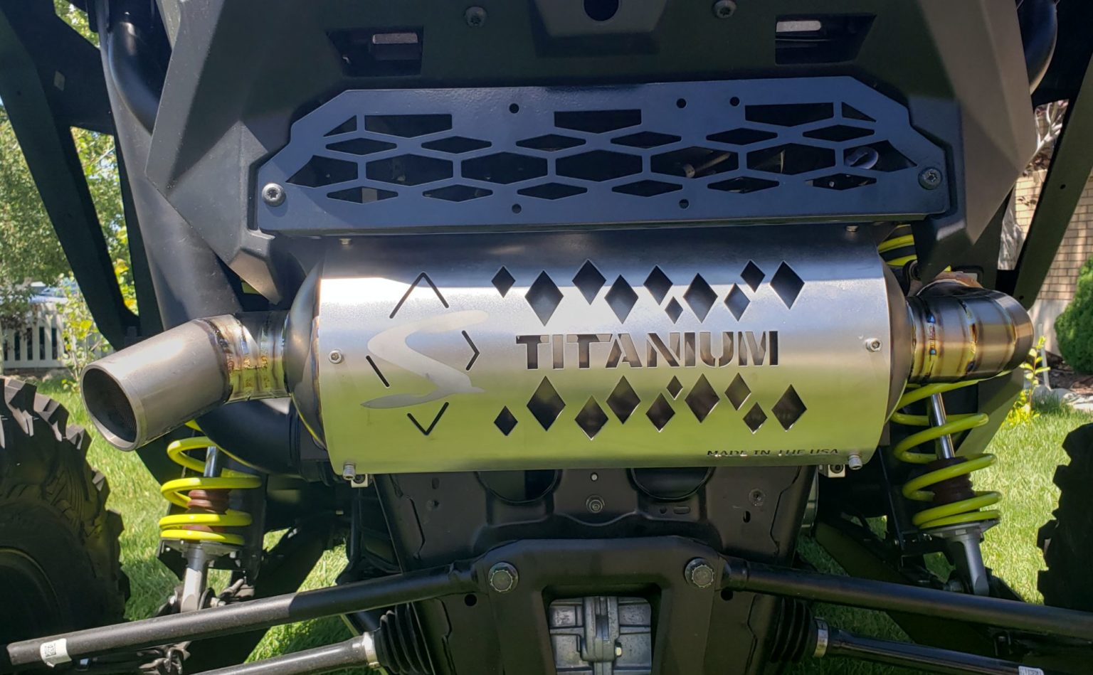 RZR XP Titanium Muffler - Diamond S Mfg.